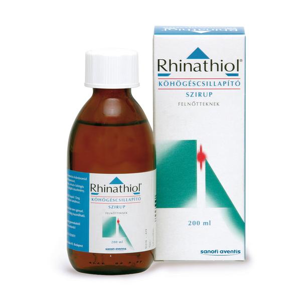 RHINATHIOL KÖPTETŐ 50MG/ML SZIRUP FELNŐTTEKNEK 1X200ML