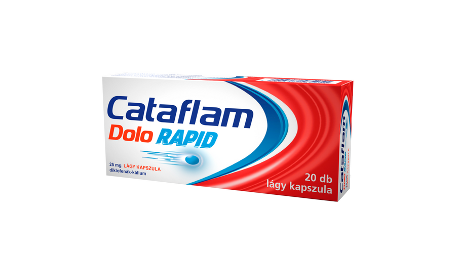 CATAFLAM DOLO RAPID 25MG LÁGY KAPSZULA 20X