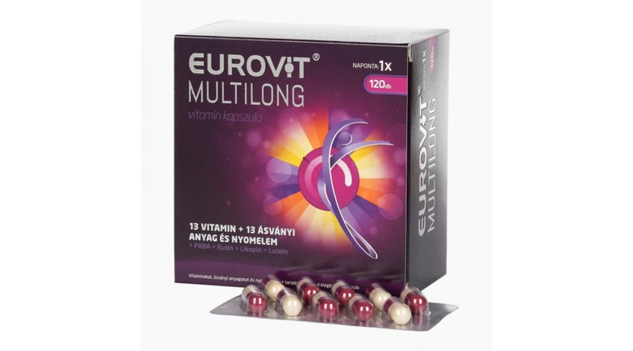 EUROVIT MULTILONG VITAMIN KAPSZULA 120X