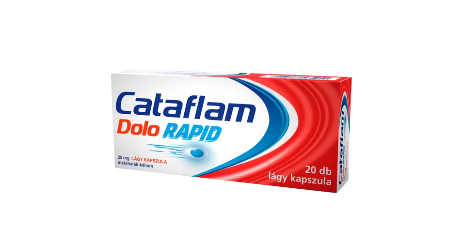 CATAFLAM DOLO RAPID 25MG LÁGY KAPSZULA 20X