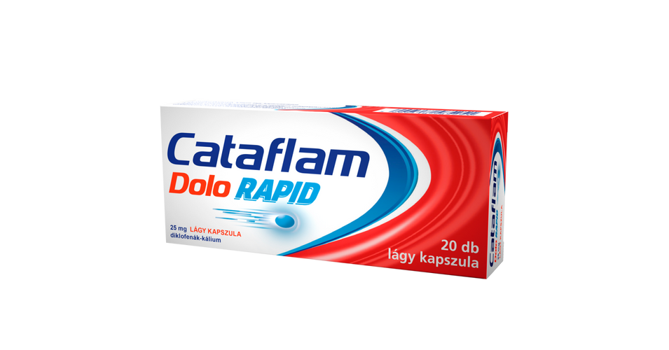 CATAFLAM DOLO RAPID 25MG LÁGY KAPSZULA 20X