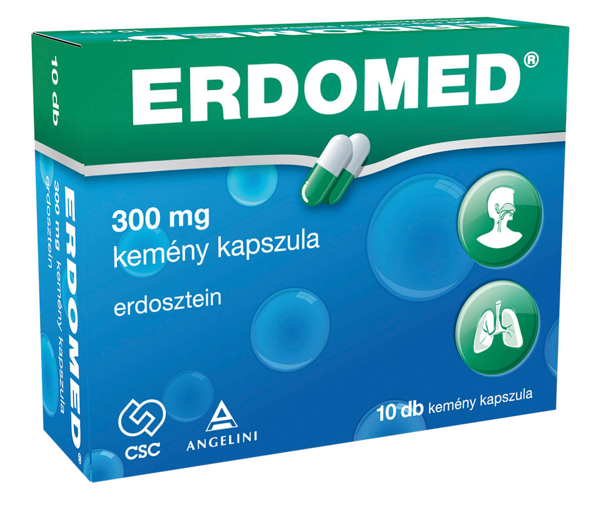 ERDOMED 300 MG KEMÉNY KAPSZULA 10X